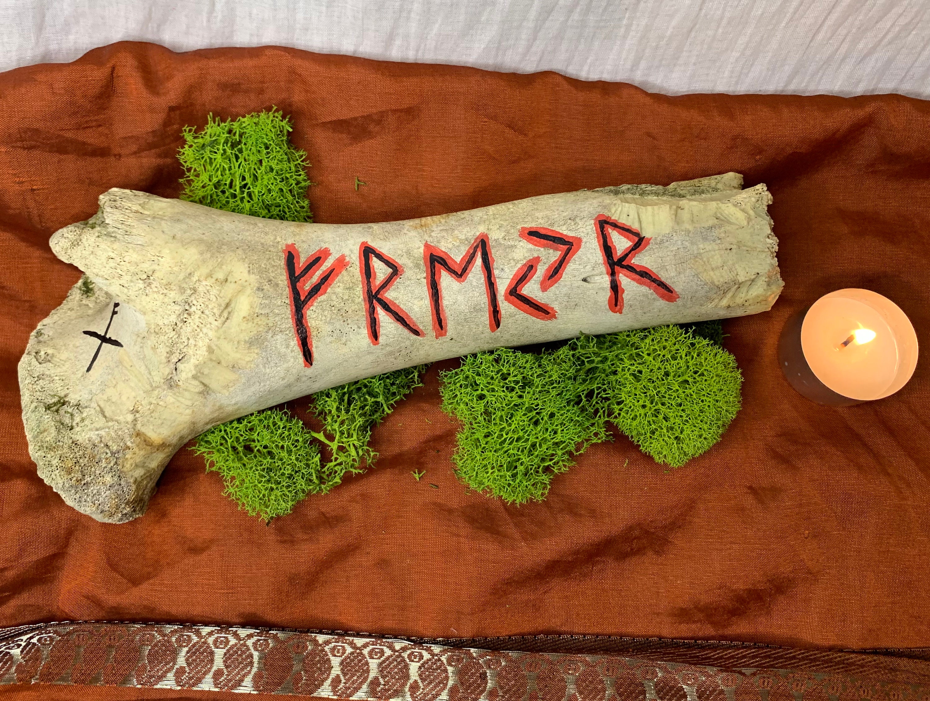 Freyr Cow Bone Altar Piece Yngvi Freyr Altar Norse Bone Norse Pagan ...