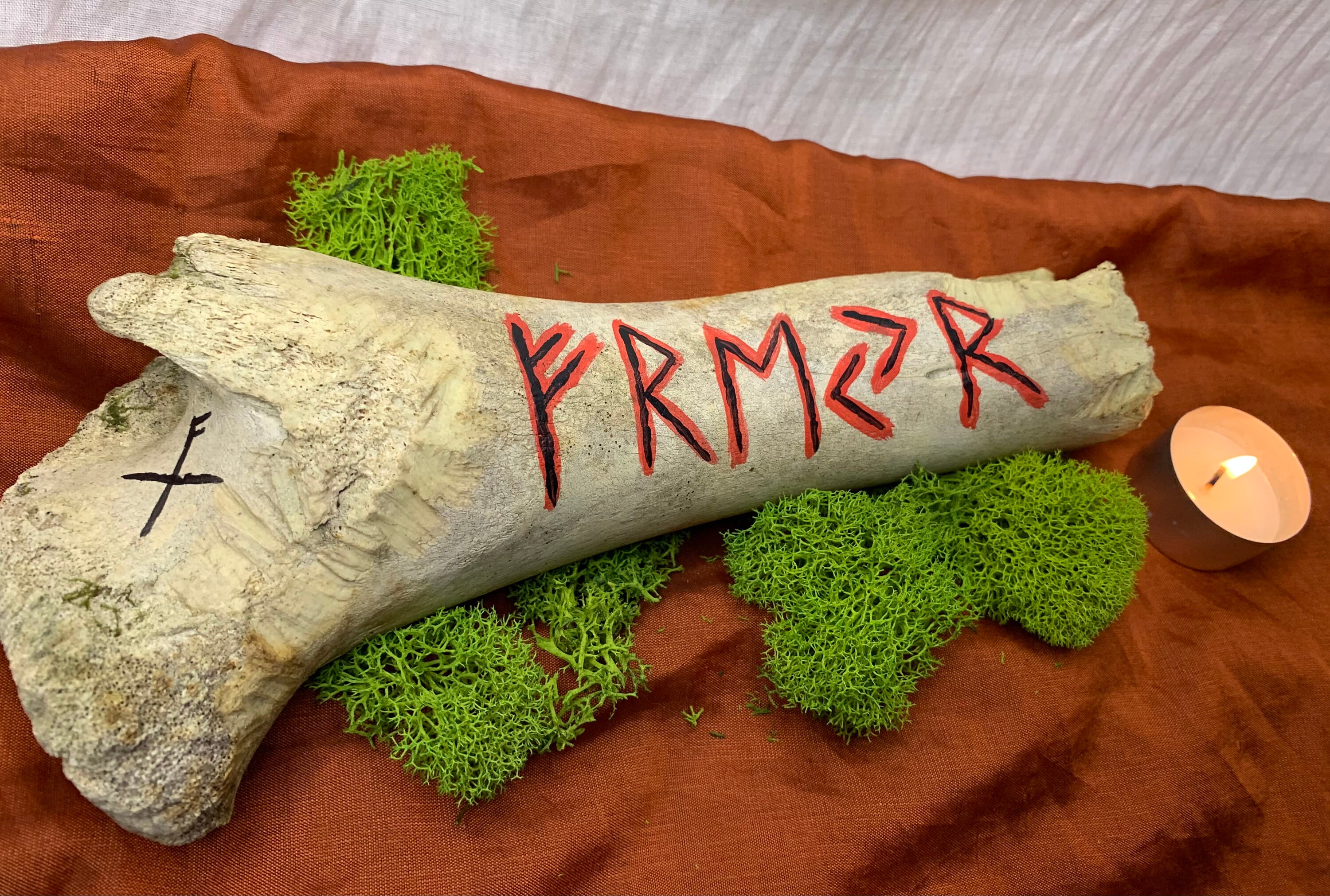 Freyr Cow Bone Altar Piece Yngvi Freyr Altar Norse Bone Norse Pagan ...