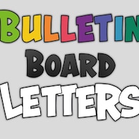 Neutral Color Bulletin Board Letters A-Z Primary Font Printable ...