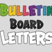 Neutral Color Bulletin Board Letters A-Z Primary Font Printable ...