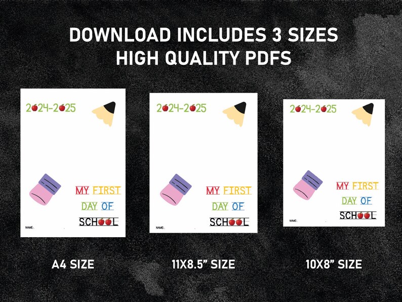 First Day of School Handprint Craft Handprint Preschool Craft Back to ...