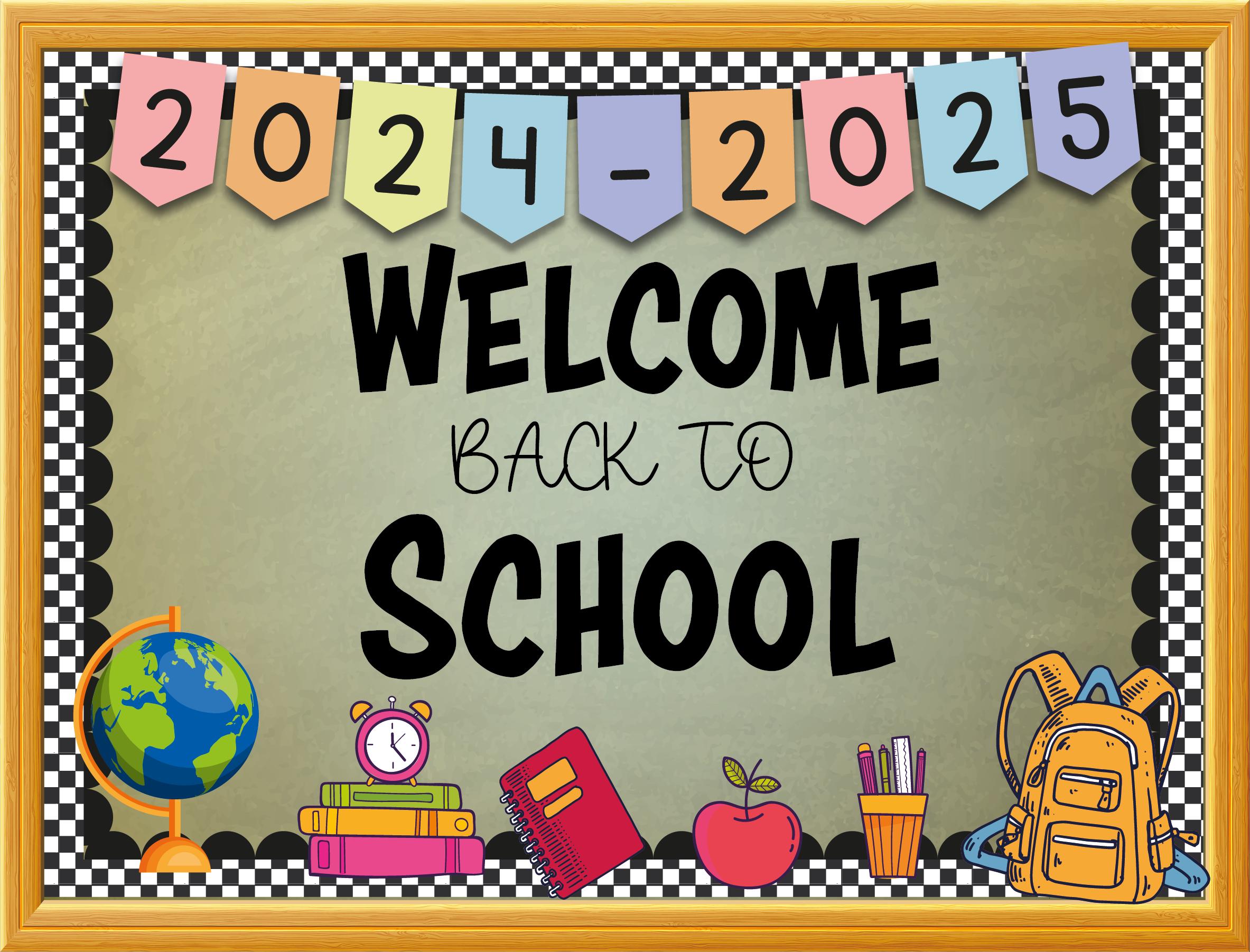 Back to School Bulletin Board, First Day of School Classroom Decor ...