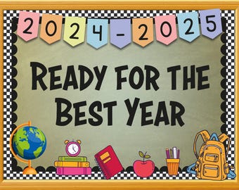 Back to School Bulletin Board, Bulletin Board Kit, First Day of School ...