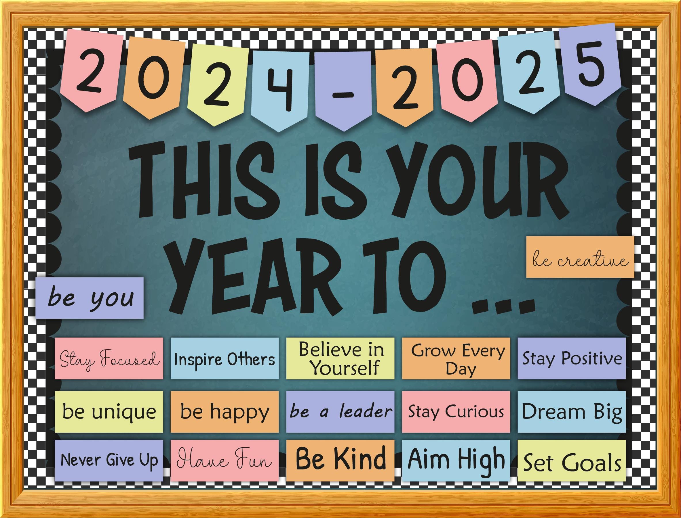 Back to School Bulletin Board, First Day of School Classroom Decor ...