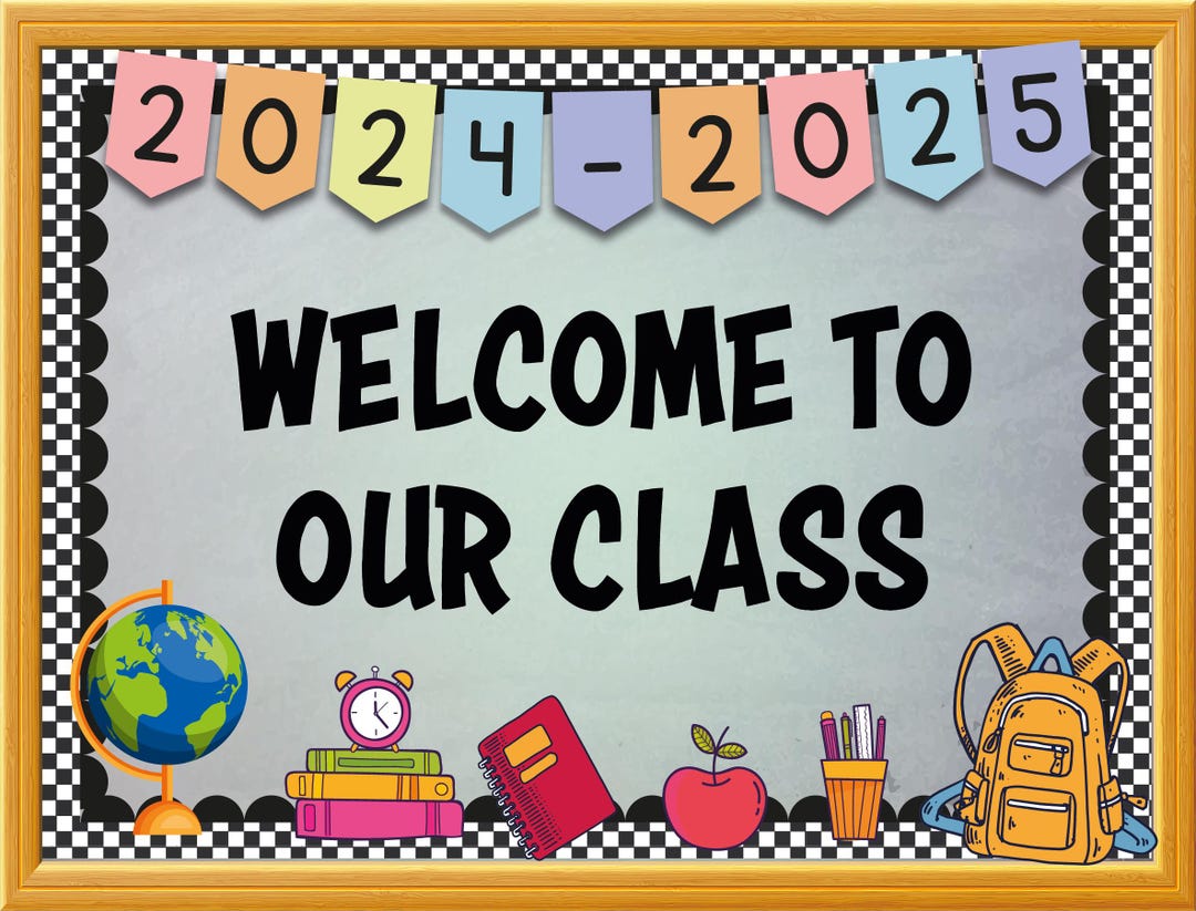 Back to School Bulletin Board, Welcome Bulletin Board, August Bulletin ...