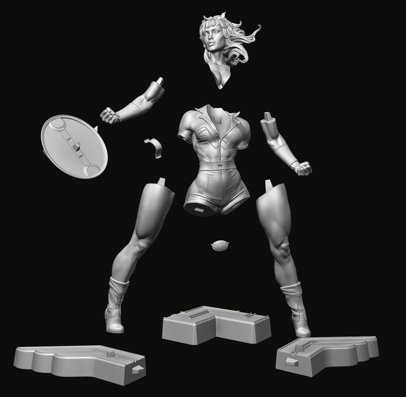 Wonder Woman STL for 3D Printing - Etsy