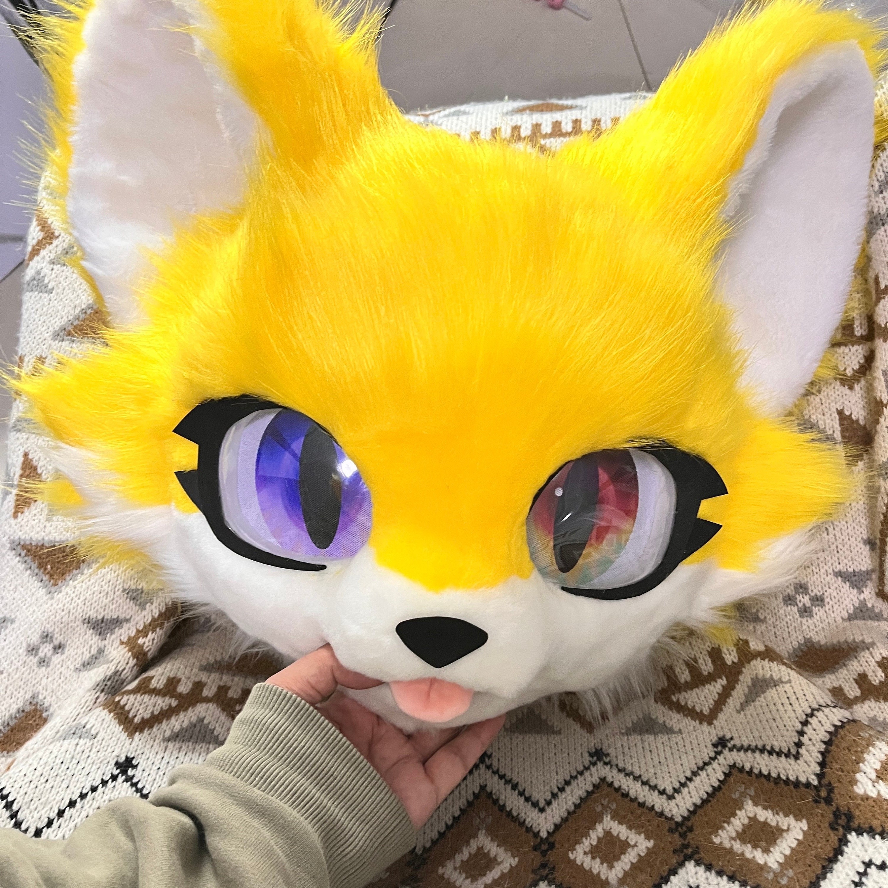 Disfraz Kemono Furry Fursuit Head Commission Cosplay Fur Head - Etsy México