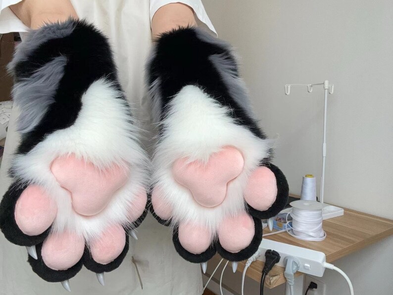 Disfraz Furry Fursuit largo Paws Commission Cosplay Cat Paws - Etsy México