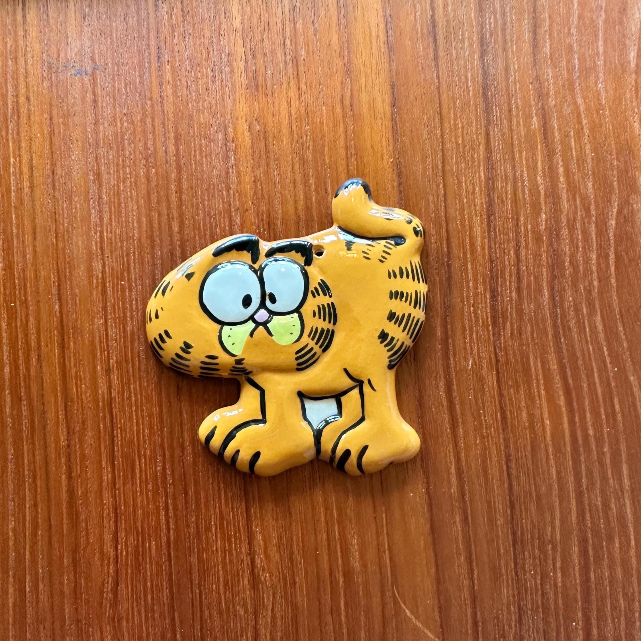 Vintage 1980s Garfield the Cat Wind Chime/multiuse Charms - Etsy