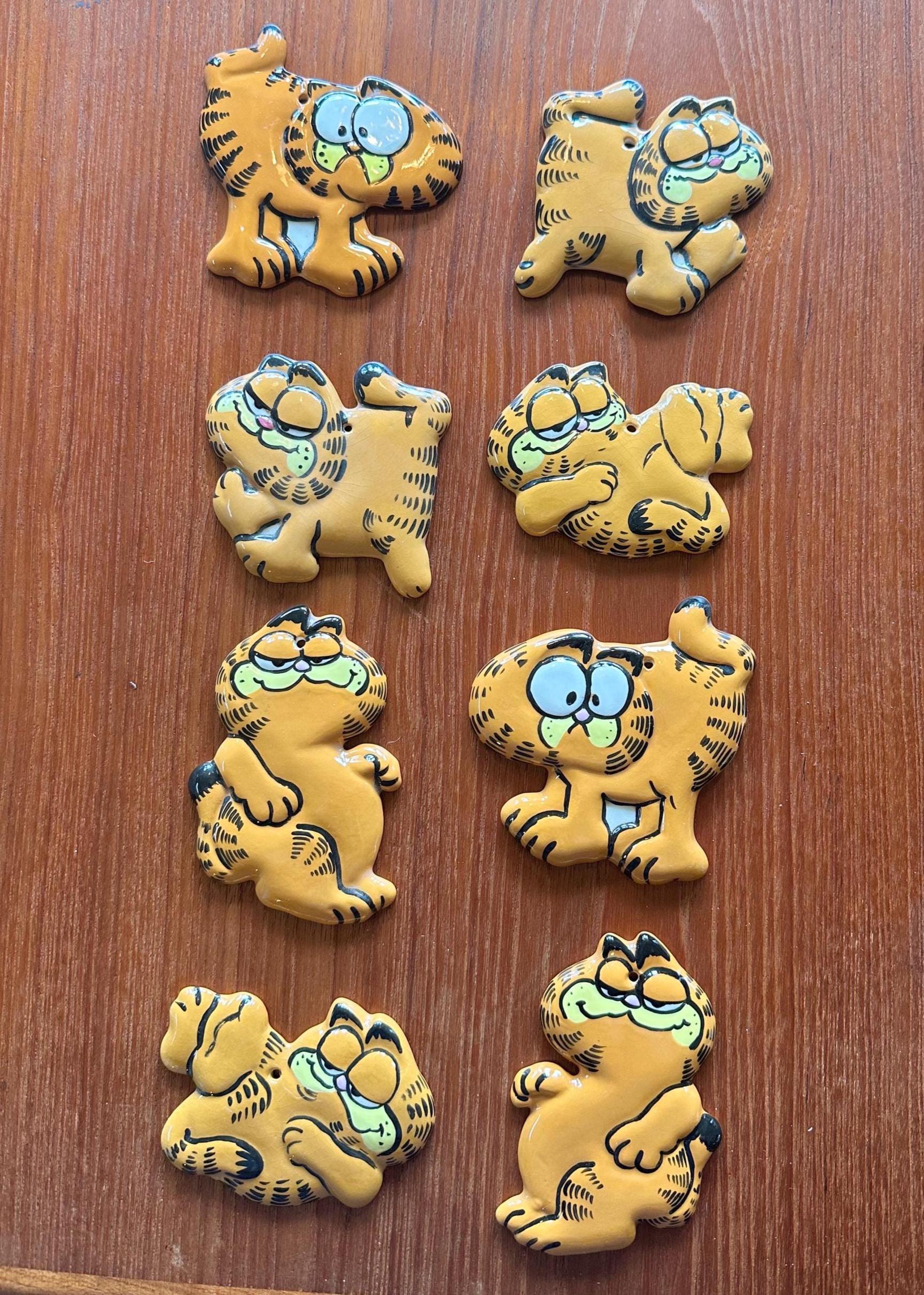 Vintage 1980s Garfield the Cat Wind Chime/multiuse Charms - Etsy