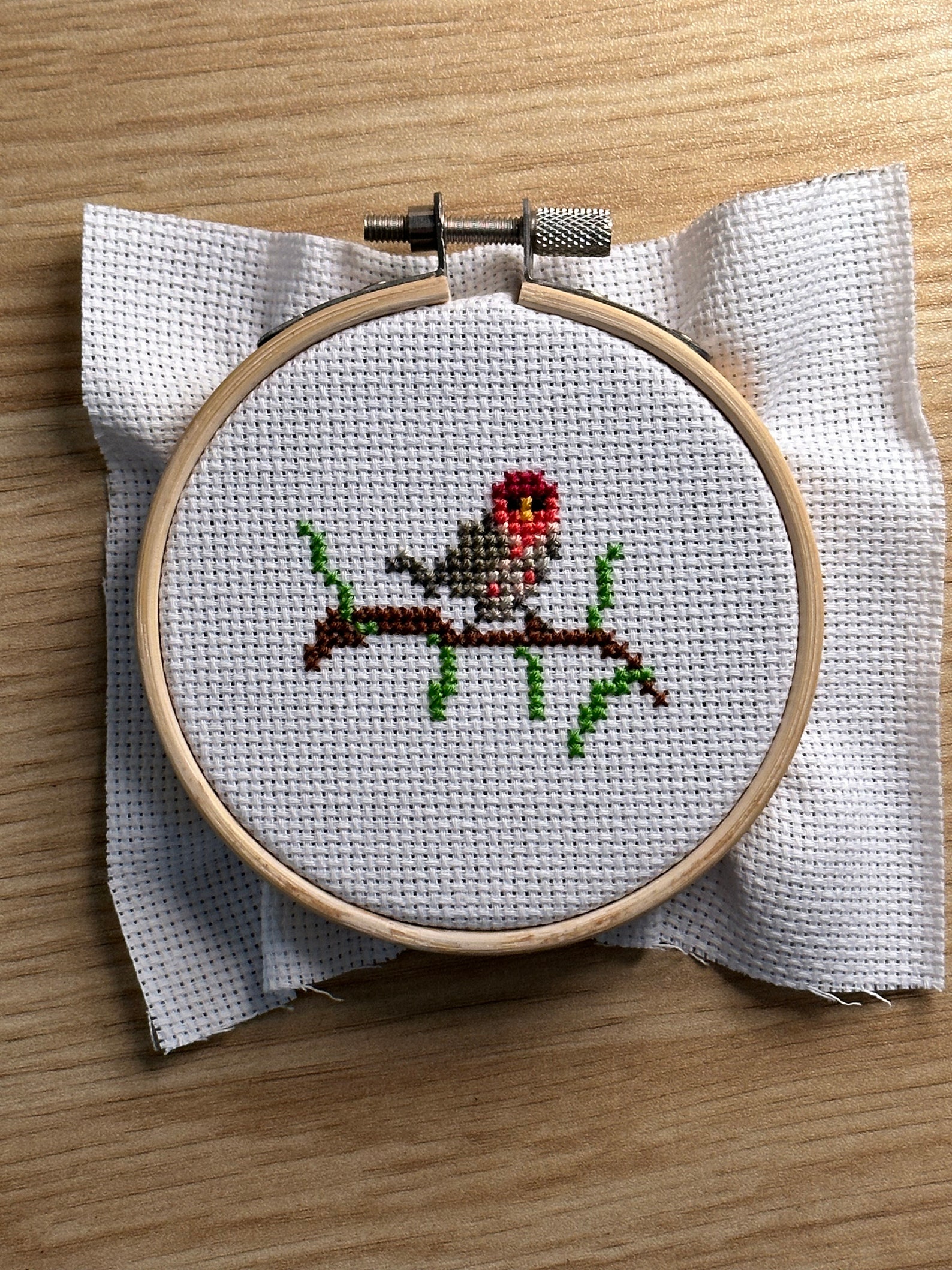 House Finch Cross Stitch Pattern - Tiny Bird Set - Beginner Cross ...