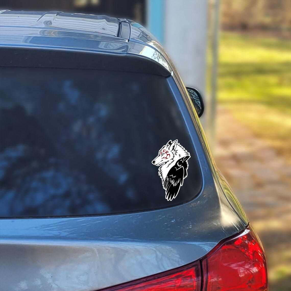 Wolf and Raven Vinyl Decal - Etsy