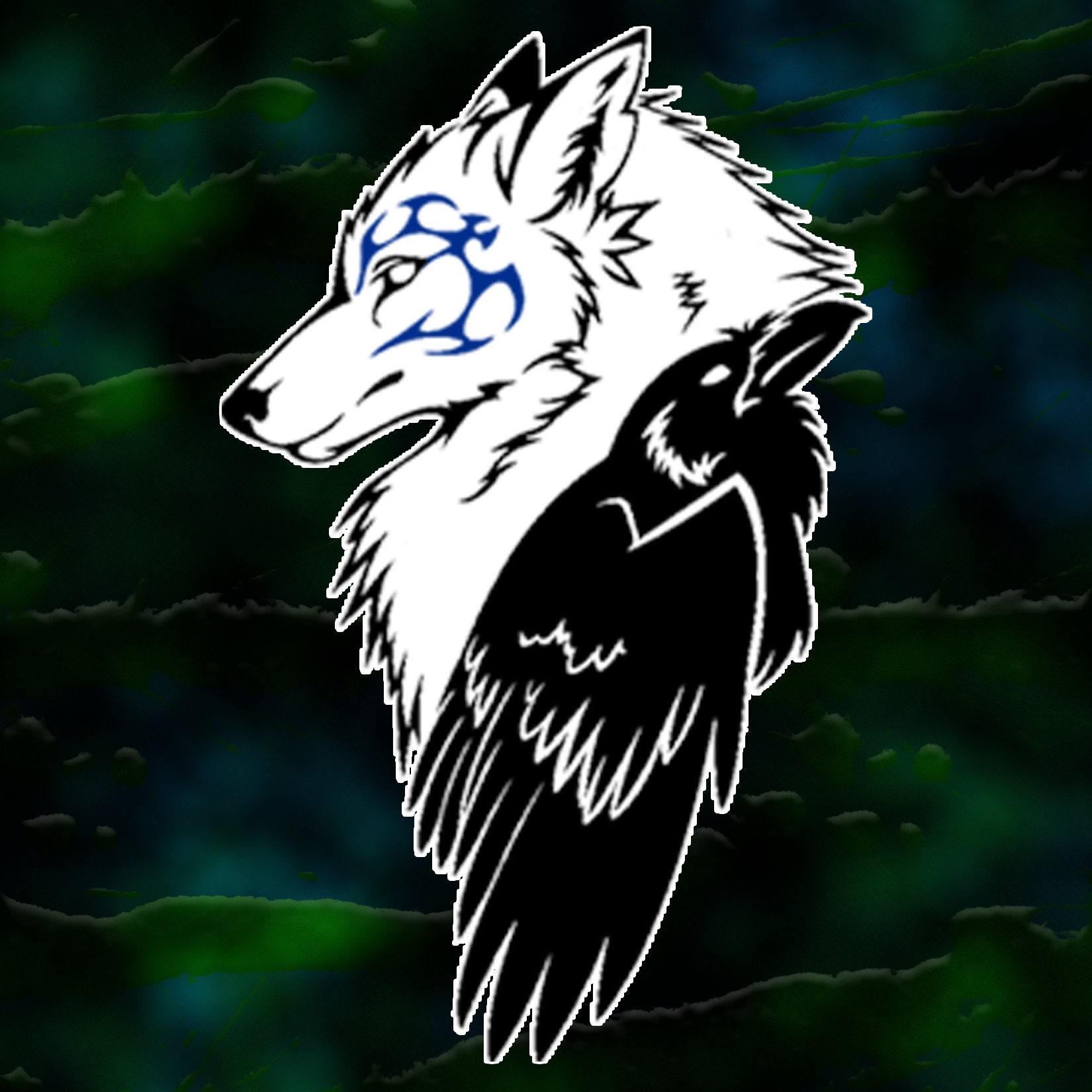 Wolf and Raven Vinyl Decal - Etsy