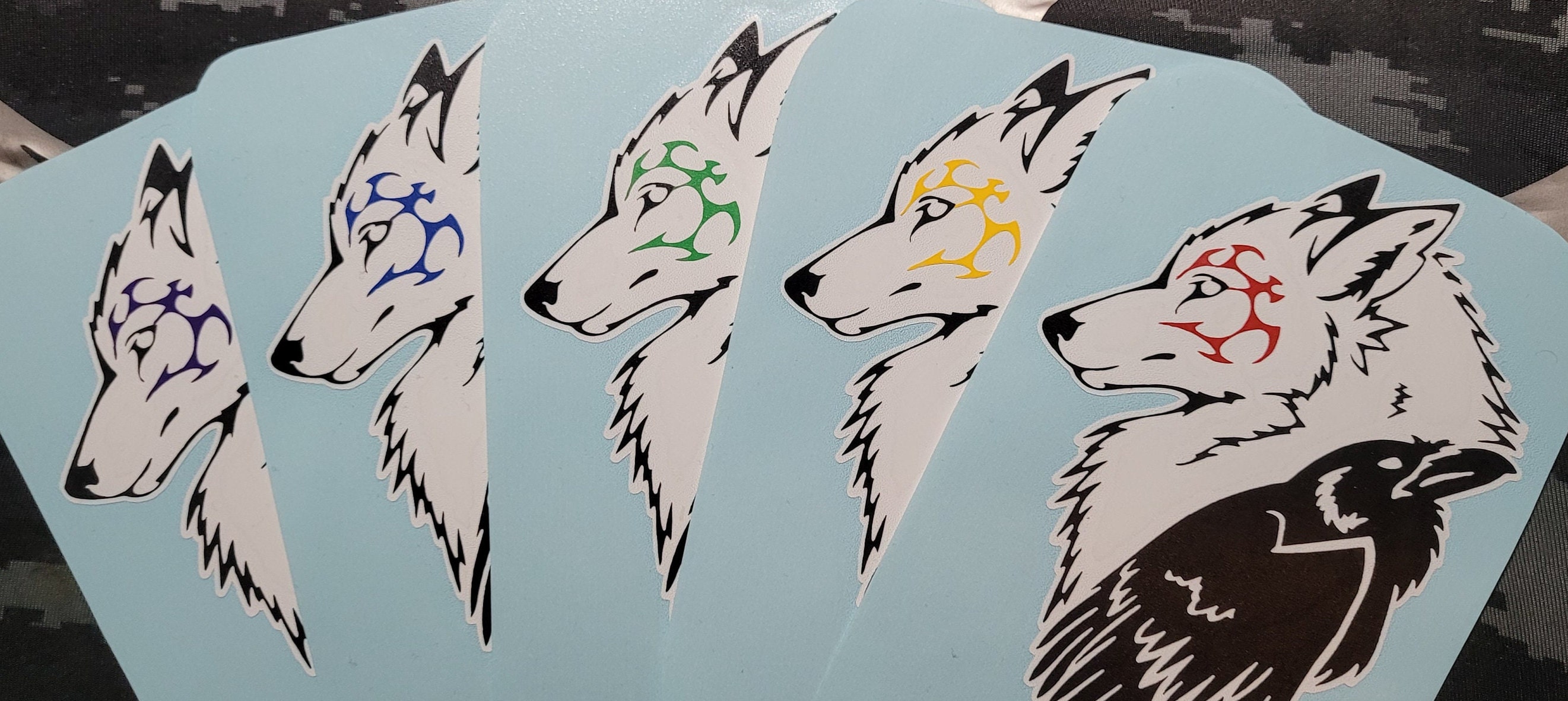 Wolf and Raven Vinyl Decal - Etsy
