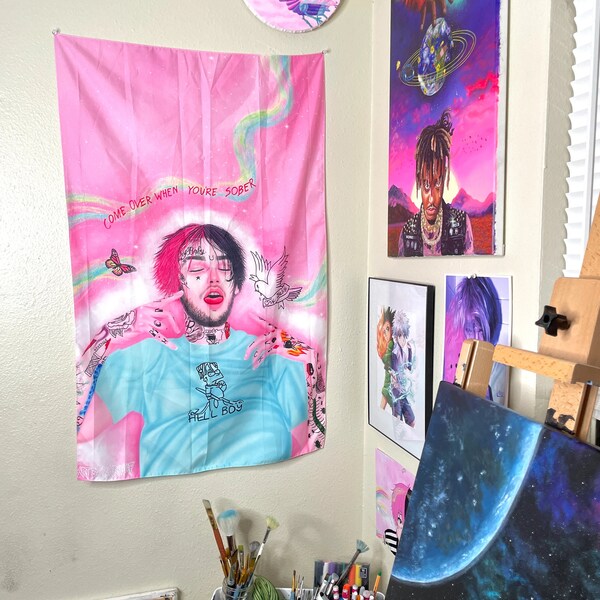 Lil Peep Tapestry - Etsy