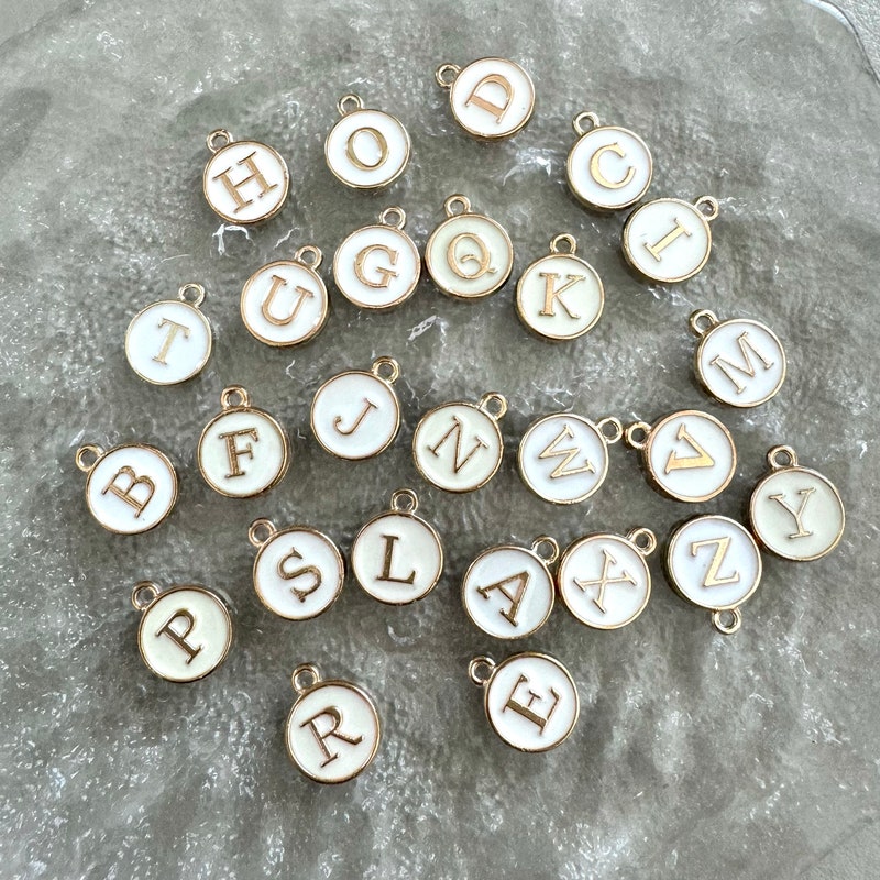 Alphabet Charms - Etsy