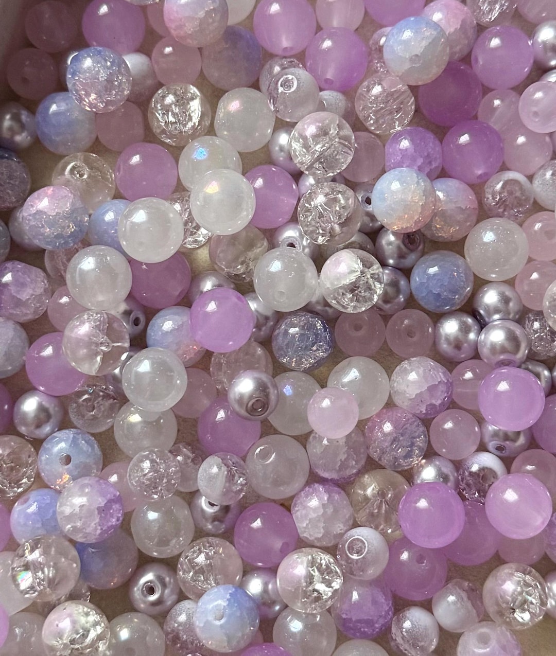 Pastel Glass Bead Soup Mix, Jewelry Making Supplies (100g Pack) - Etsy