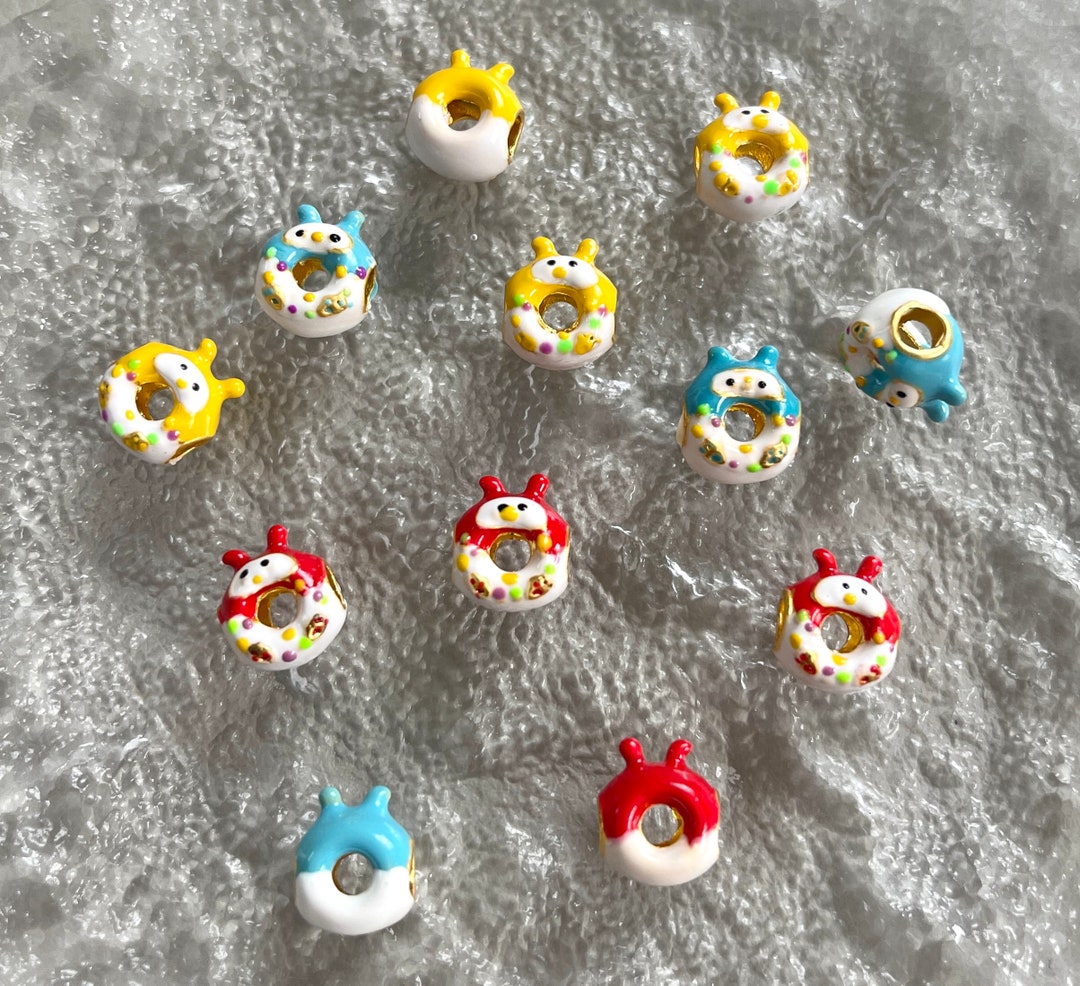 Cute Metal Donuts Beads | Perfect for Jewellery DIY - Etsy