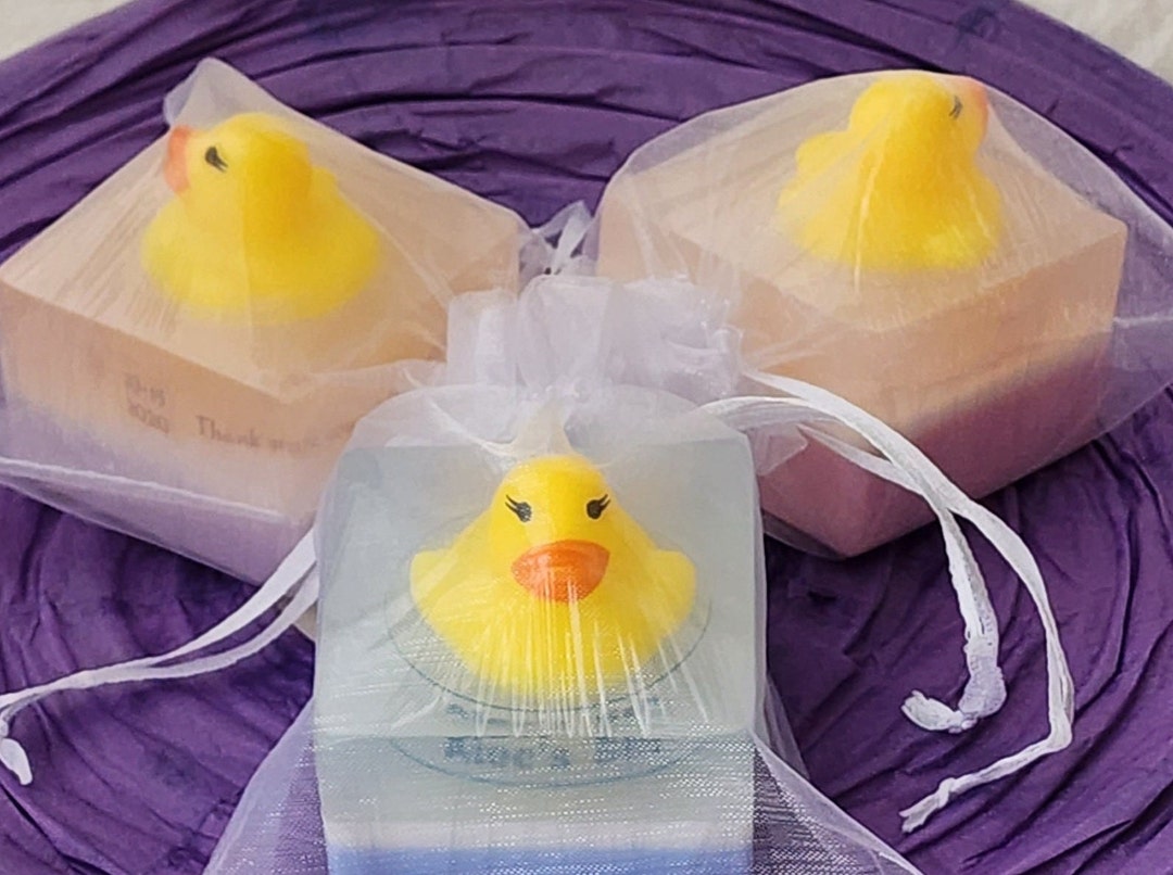 3 Pack Message Inside Soap, Personalized Duck Soap Embed 4oz Glycerin ...