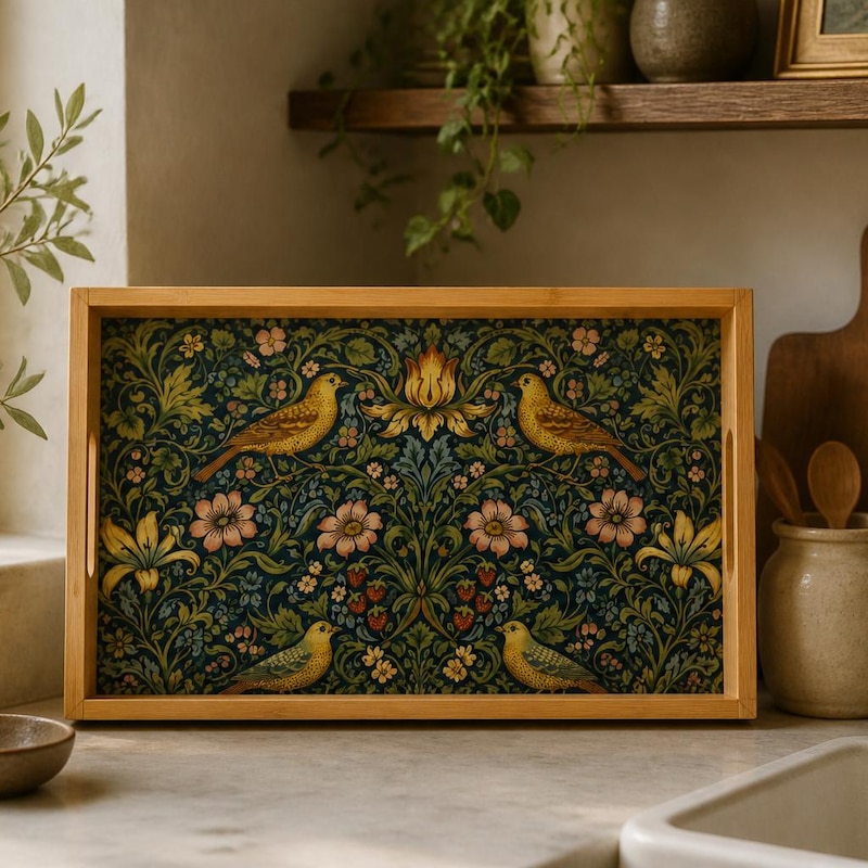 Vintage Large Tea Trays - Etsy