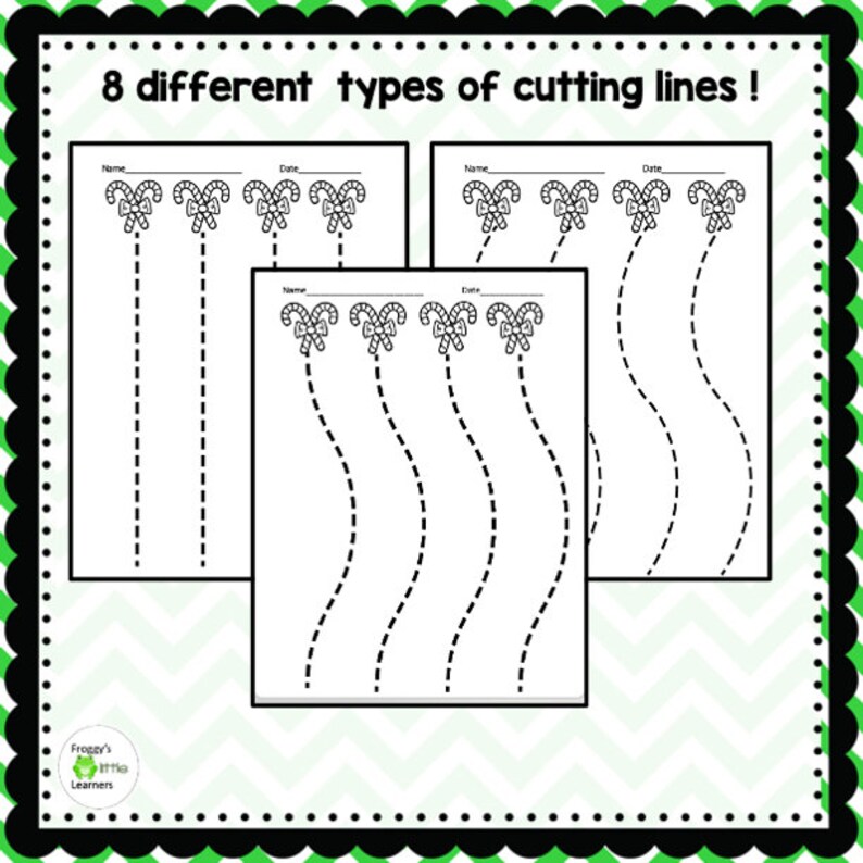 64 Page Holiday Scissor Skill, Cutting Practice, Fine Motor Practice ...
