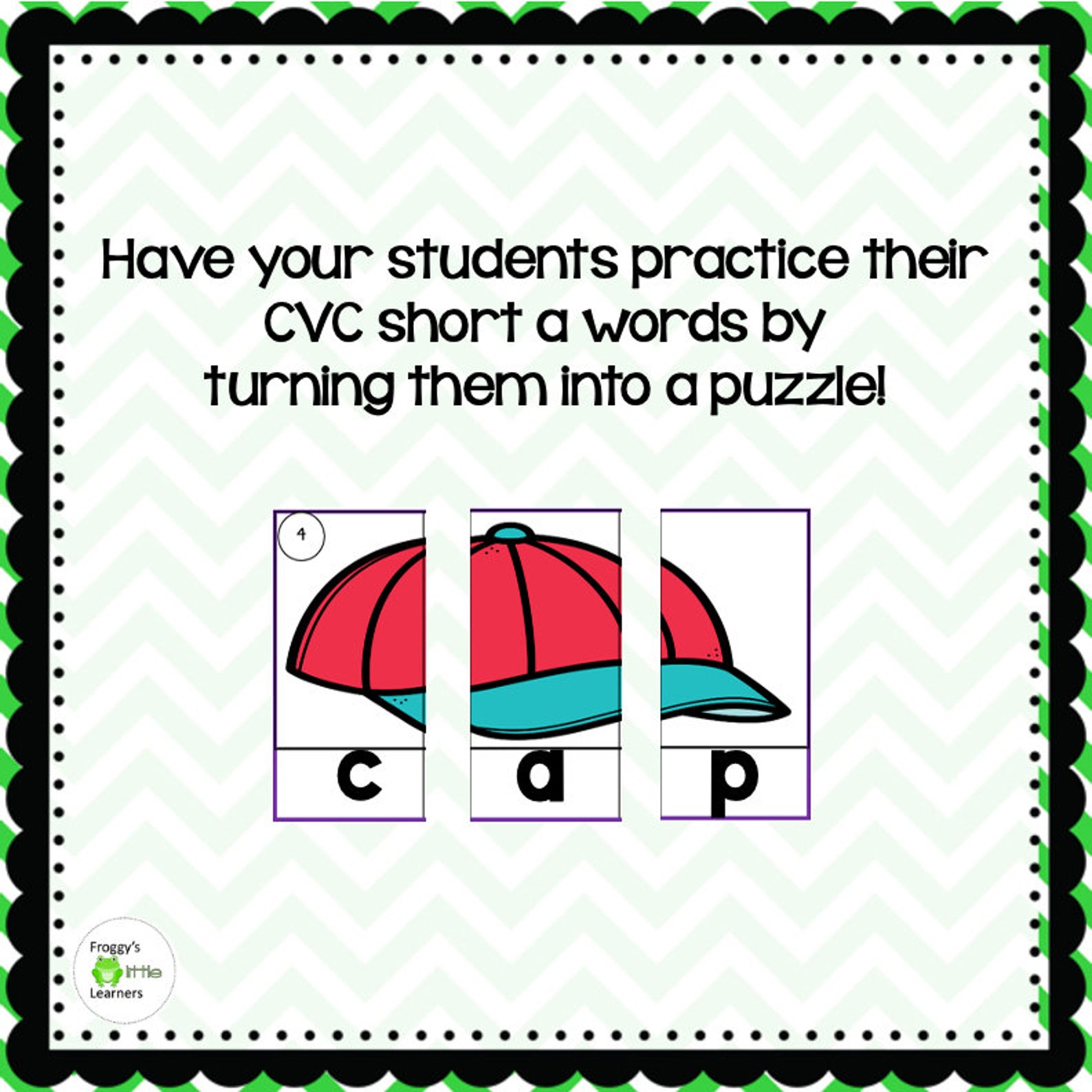 20 Short a Vowel Word Puzzles CVC Spelling Practice Puzzles - Etsy