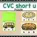 20 Short U Vowel Word Puzzles, CVC Spelling Practice Puzzles for ...