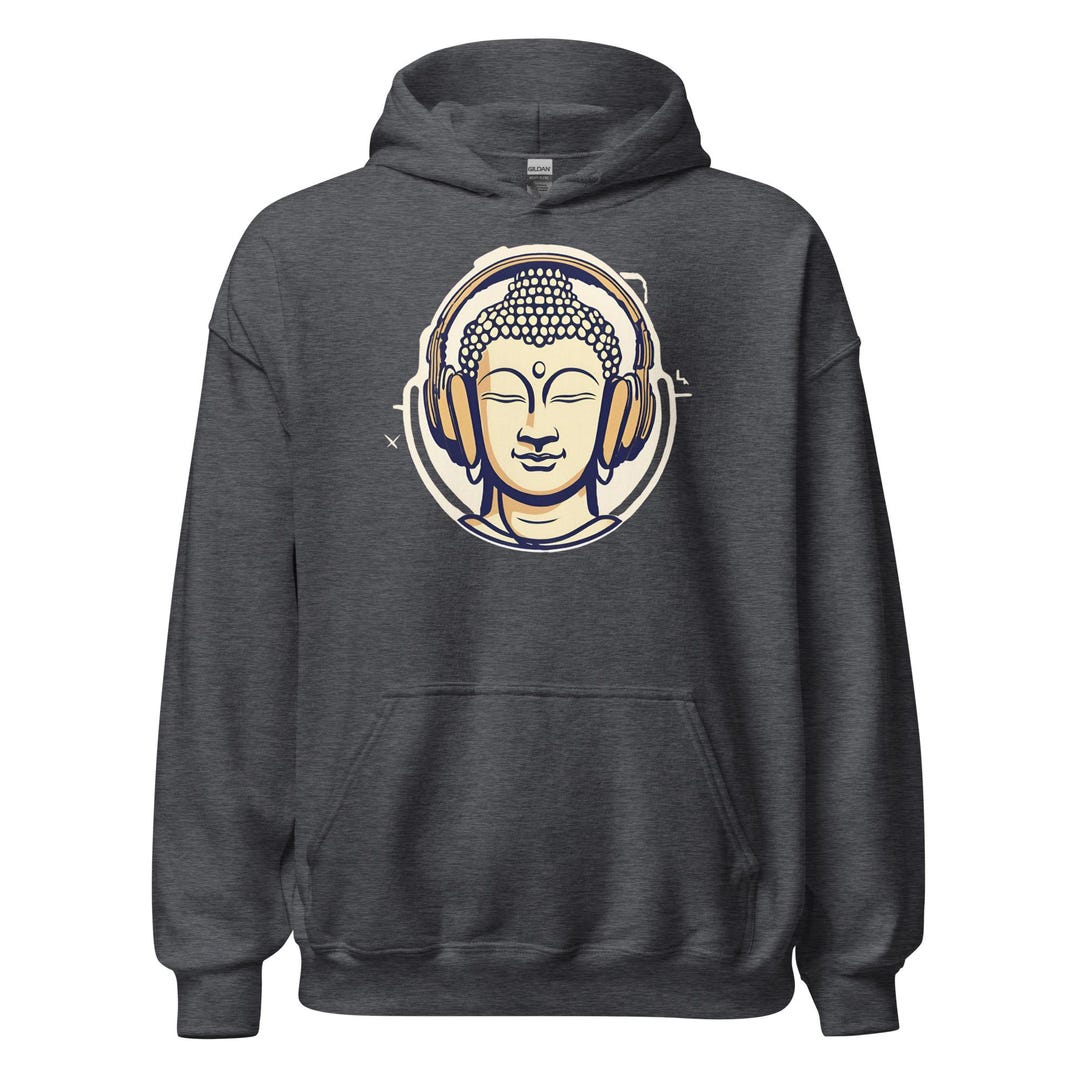Great Buddha Hoodie, Gift for Buddhist, Meditation Clothing, Spiritual ...