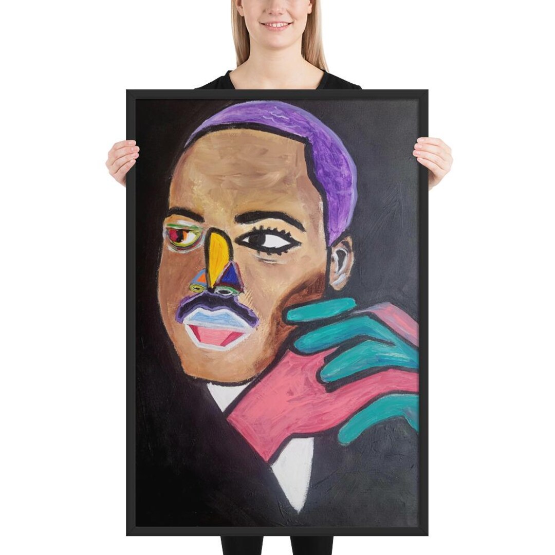 MLK, Poster, Martin Luther King, Painting, MLK, Art Print, MLK ...