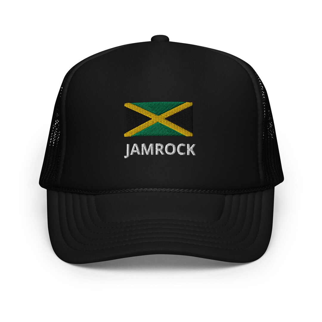 Jamaican Flag Jamrock Foam Trucker Hat - Etsy