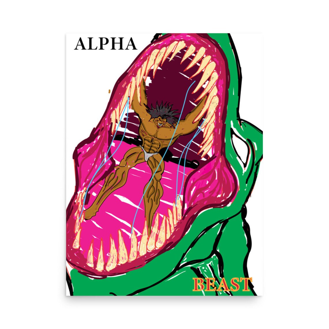 Poster Pickle the Prehistoric Man T-shirt, Pickle Baki, Pickle Vs ...