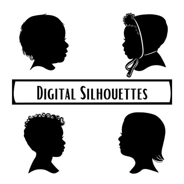 Child Silhouette - Etsy