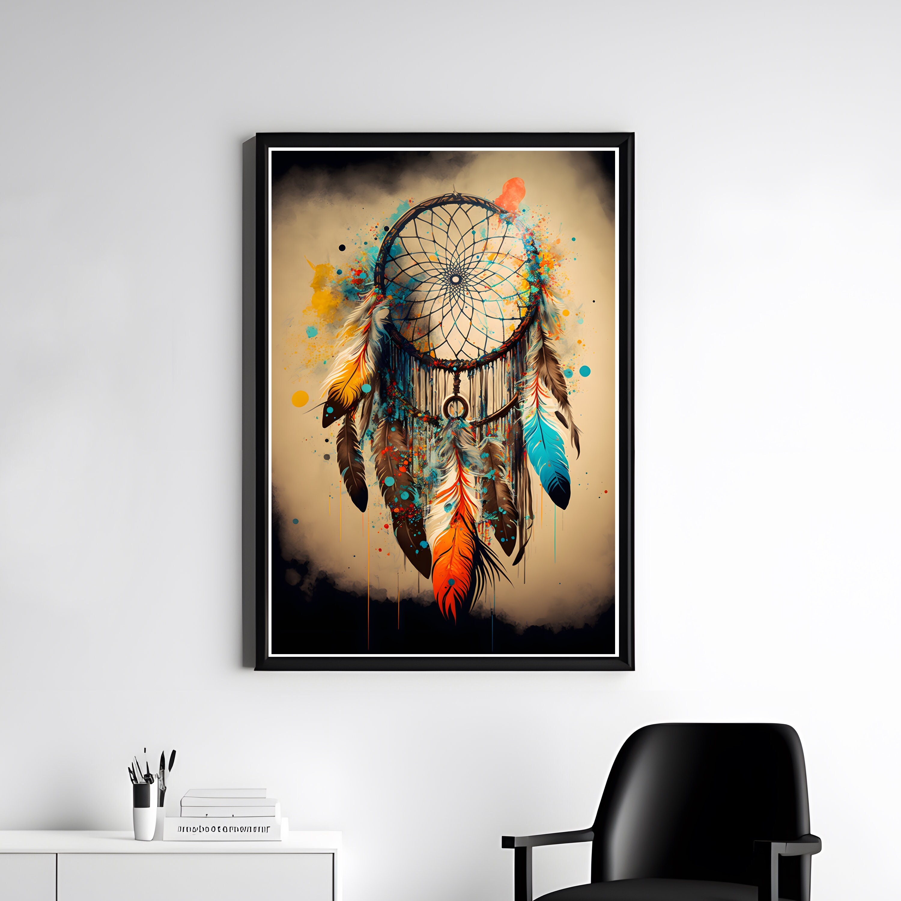 Abstract Dreamcatcher Painting