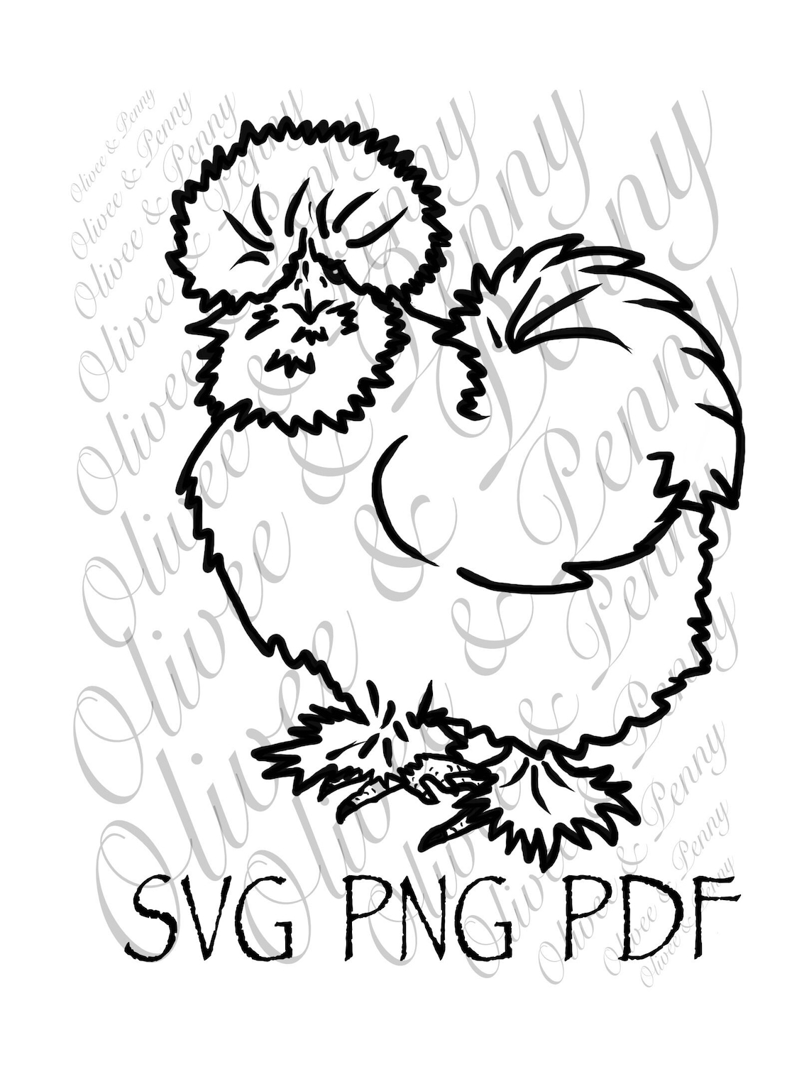 Silkie Chicken Colored PNG PDF and SVG Drawing - Etsy