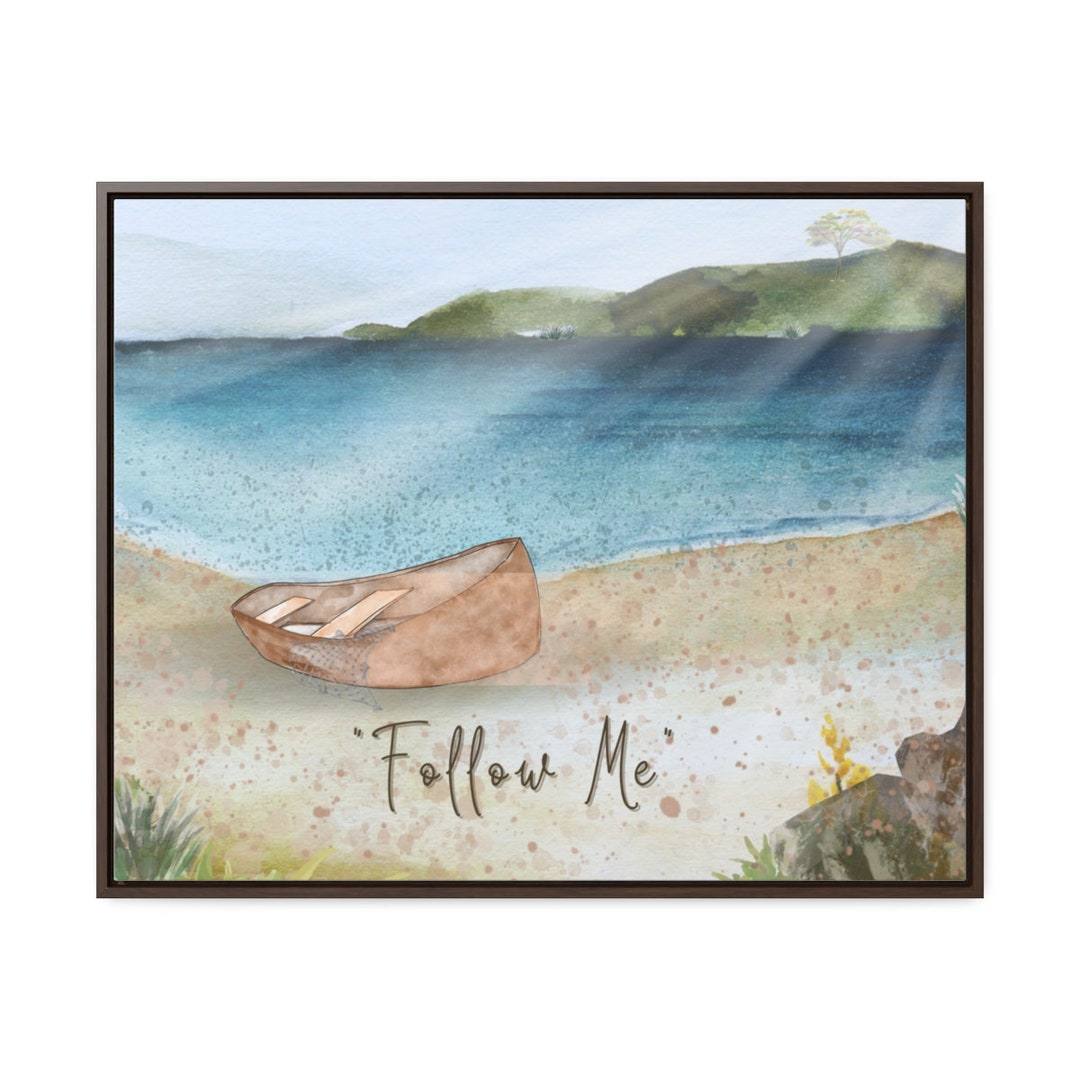 Scripture Art- Framed - Follow Me - Etsy