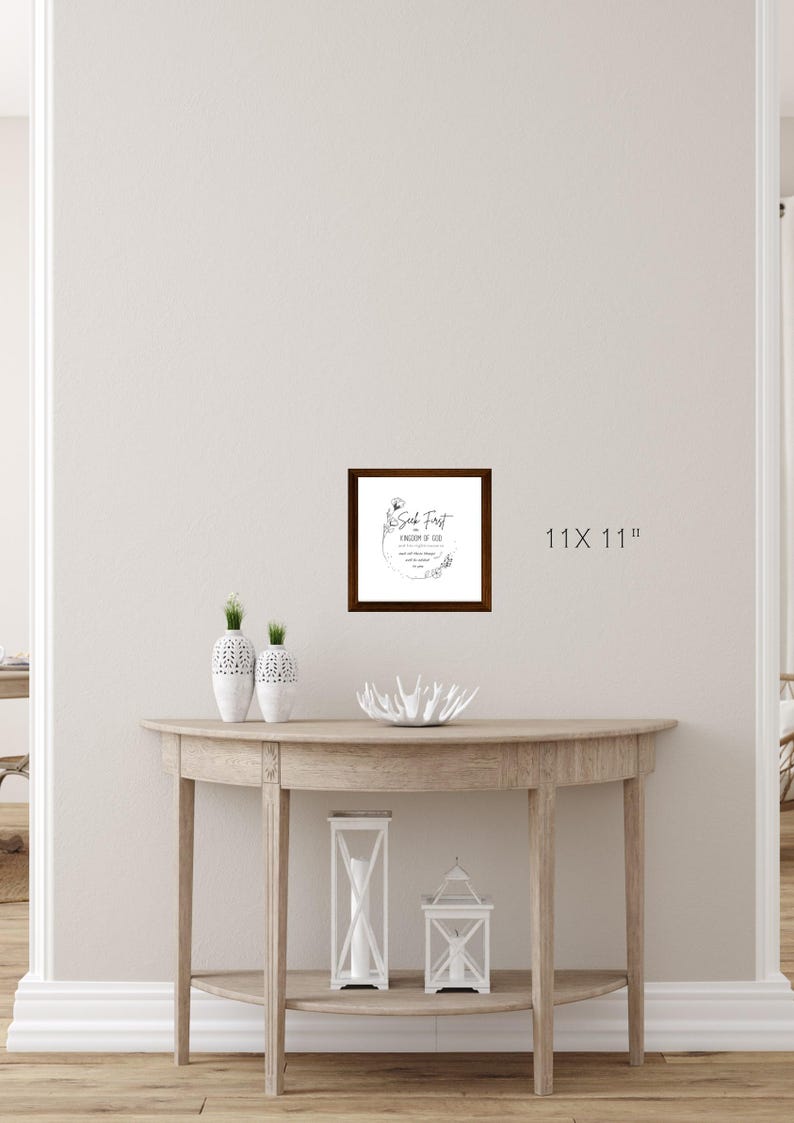 Seek First the Kingdom of God, Matthew 6:33, Righteousness, Digital ...