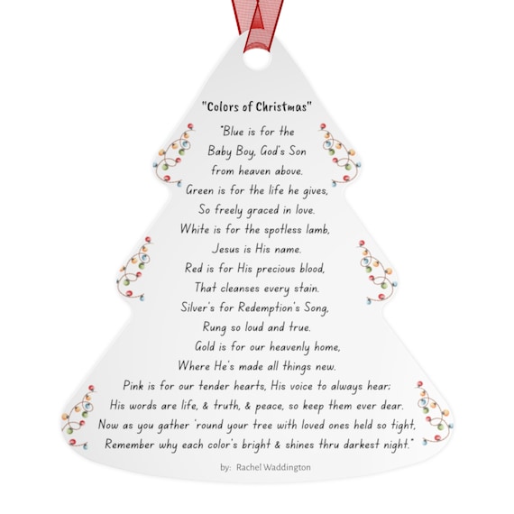 The Colors Of Christmas Poem The Best And Most Beautiful Christmas