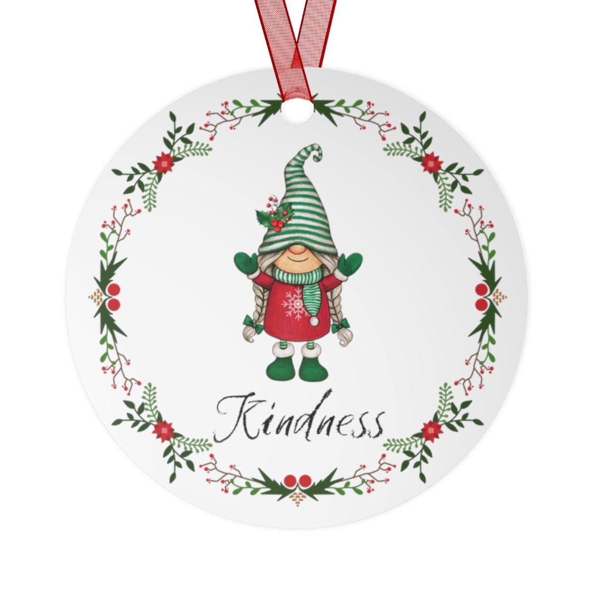 KINDNESS Fruit of the Spirit Christmas Tree Ornament, Galatians 5 Fruit ...