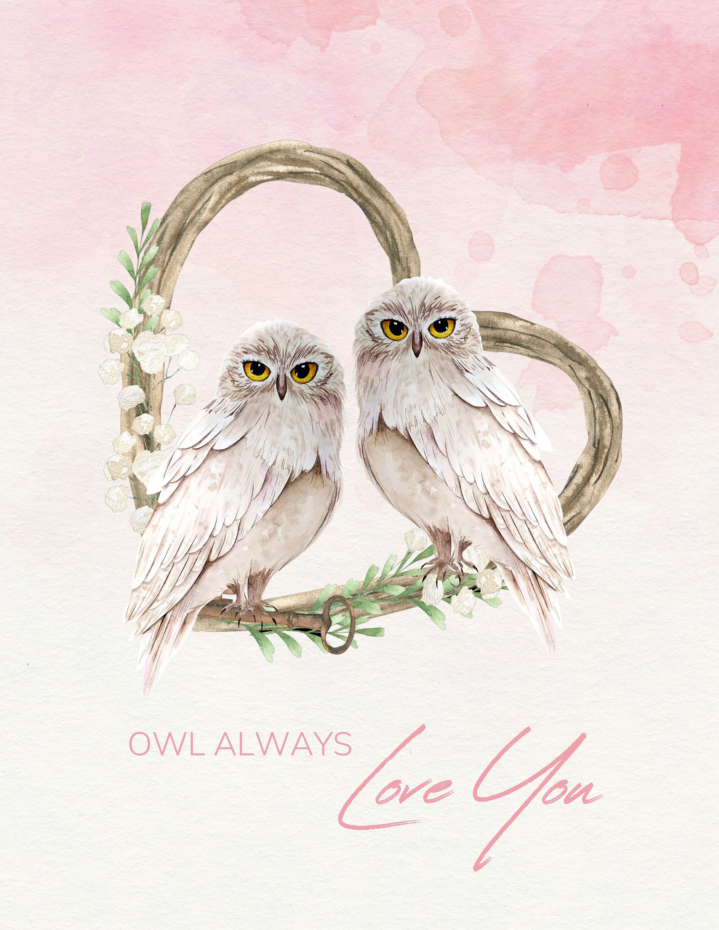 Owl Always Love You Drawing