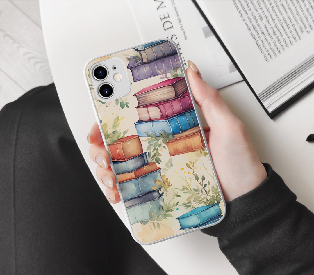 Book Phone Case Bookish Bookworm Booklover Cover for iPhone 15 14 13 12 ...