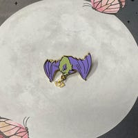 Bat Enamel Pin Chester’s First Halloween - Etsy