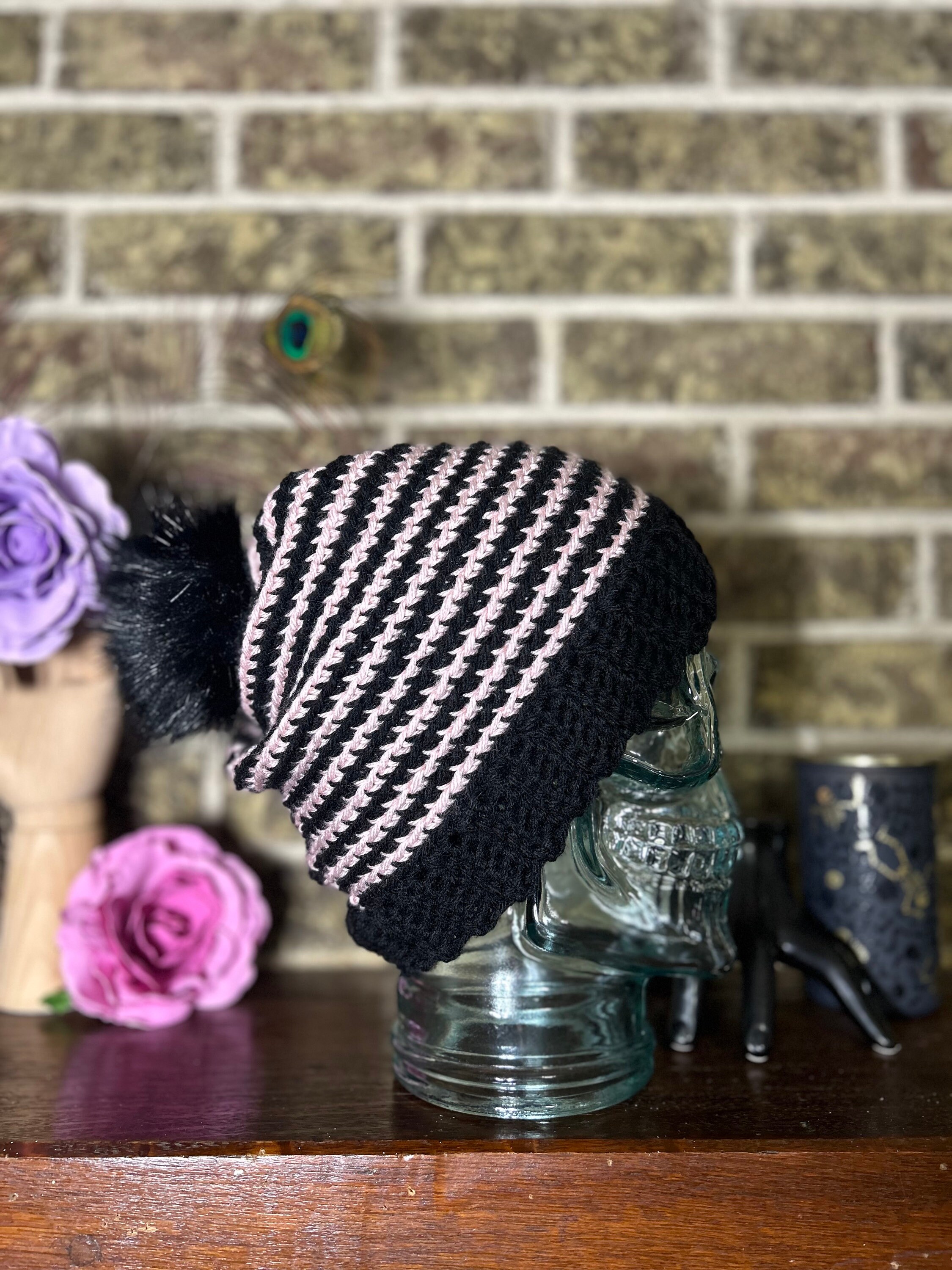 Skull Beanie, Crochet Skull Hat - Etsy