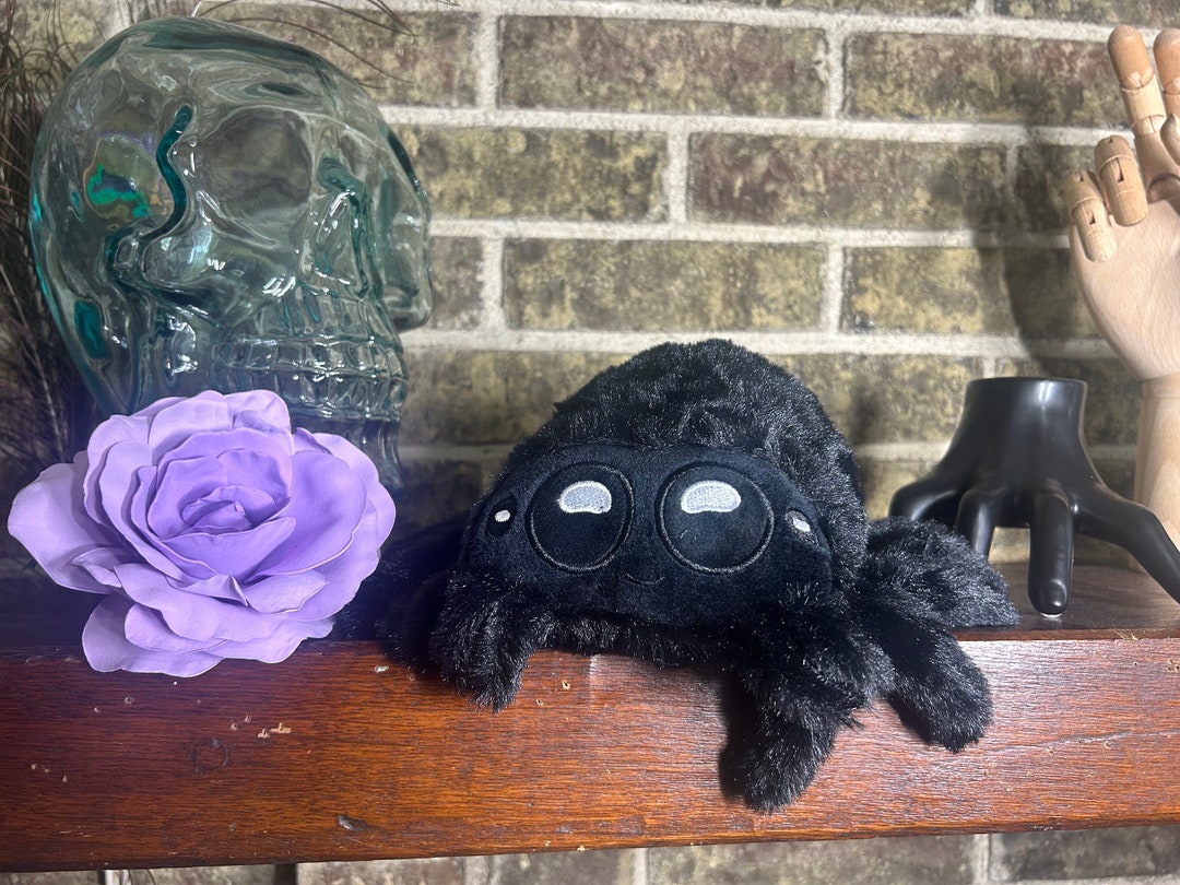 Spider Plushie, Spider Stuffed Animal, Black Spider Plushie - Etsy