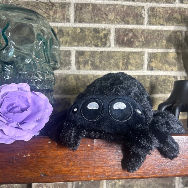 Black Jumping Spider Plushie - Etsy