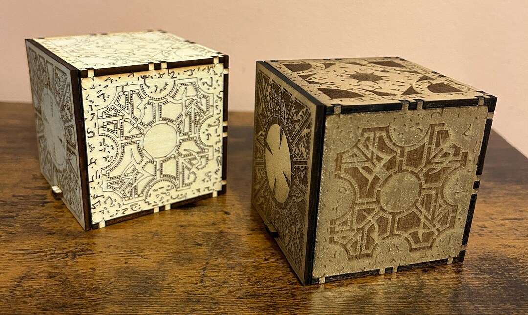Laser-engraved Hellraiser Cube Wooden Box - Etsy