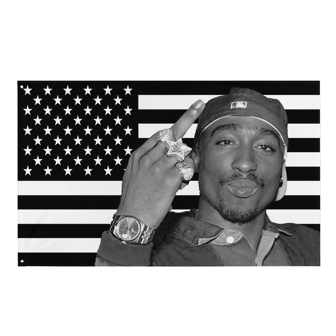 2pac American Flag Hip Hop Legend Homage Flag - Etsy