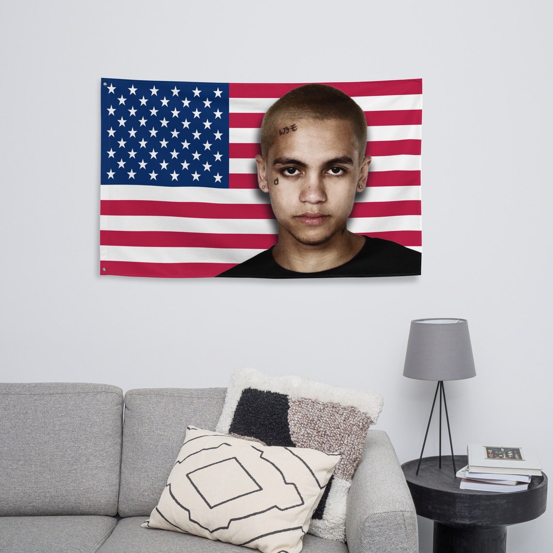 Dominic Fike American Flag Sunburn College Dorm Tapestry - Etsy