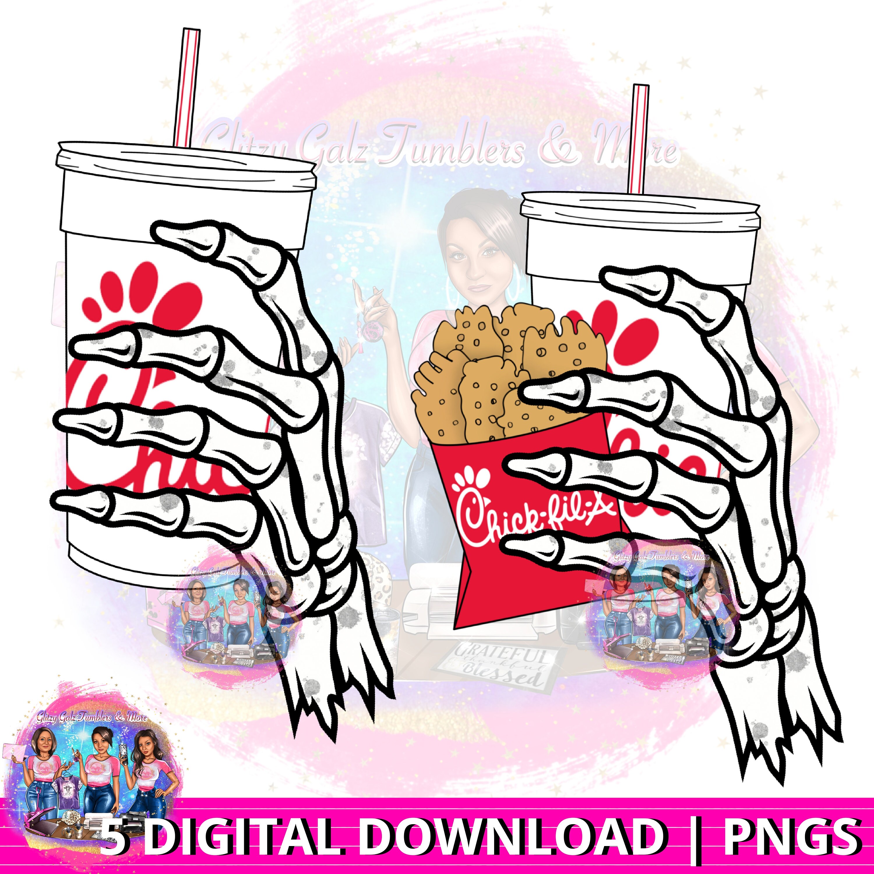 Skull Design PNG, Til Death Fast Food Drink Digital Download, Skeleton ...