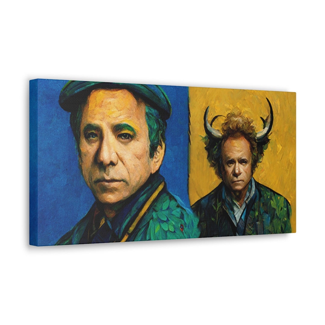 Simon and Garfunkel Animal Duo, Wide Canvas Gallery Wraps - Etsy