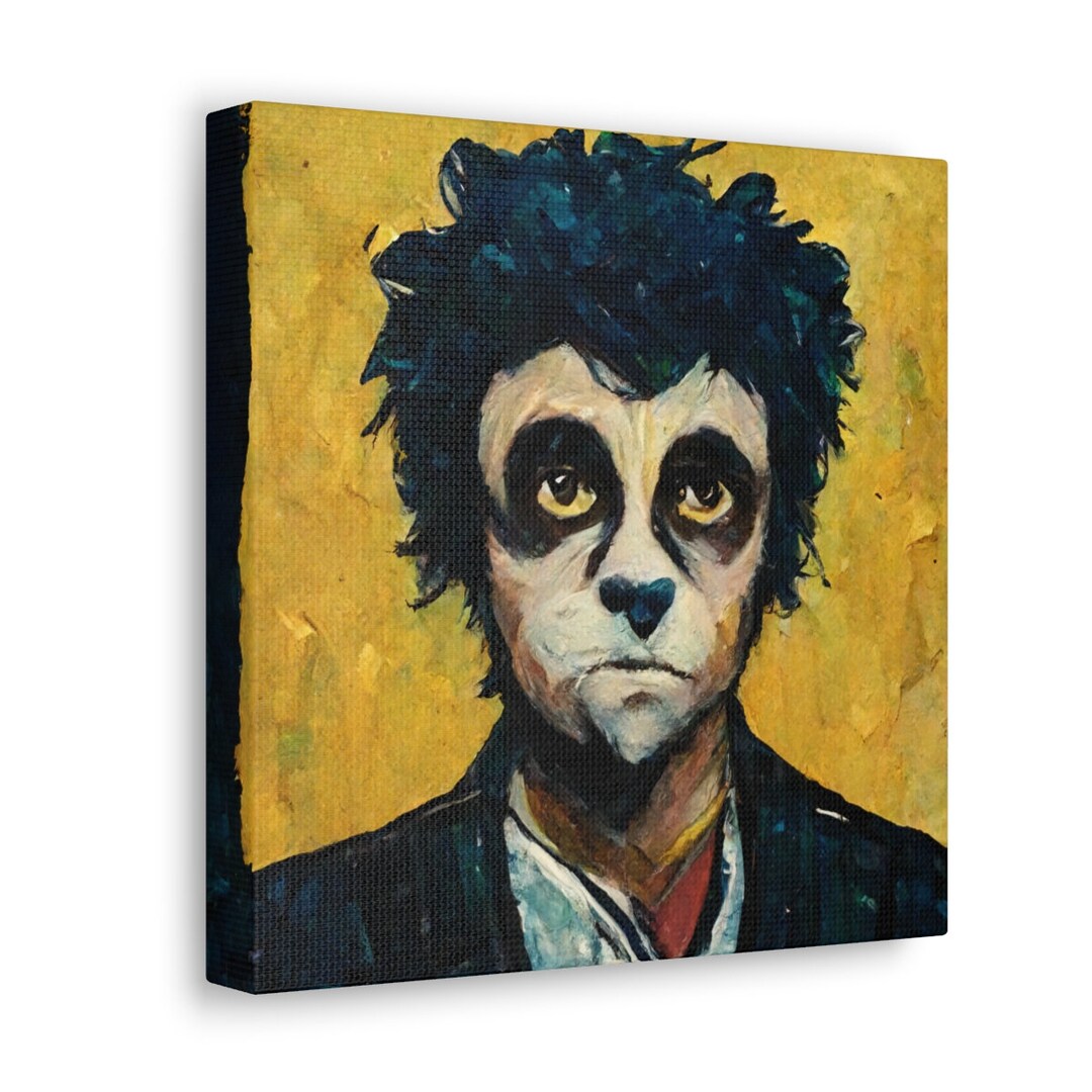 Billie Joe Armstrong Lemur, Canvas Gallery Wrap - Etsy